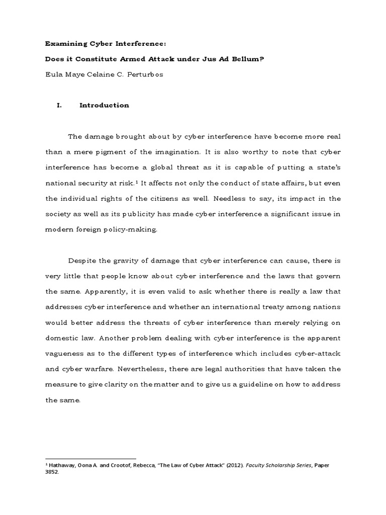 Examining Cyber Interference by EMCPA | PDF | Cyberwarfare | Security