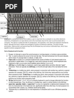 Keys and Functions | PDF | Computer Keyboard | Control Key