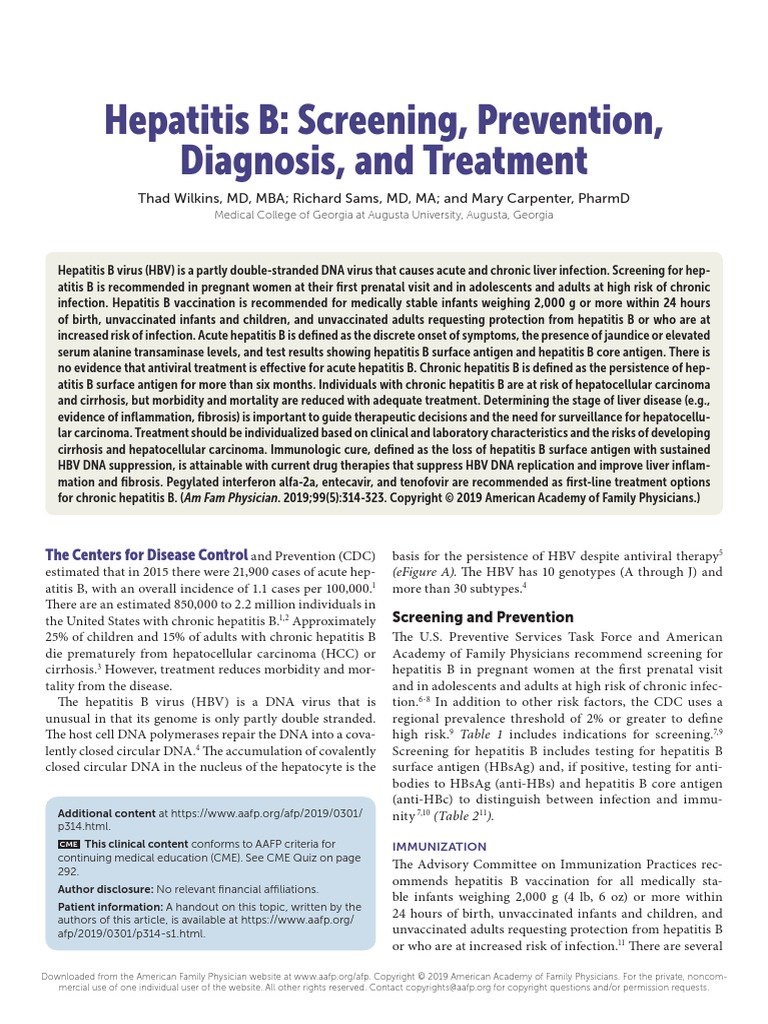Review Hep B | PDF | Hepatitis | Hepatitis B