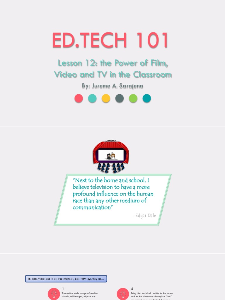 The Impact of Film and Video in Education | PDF | Television ...