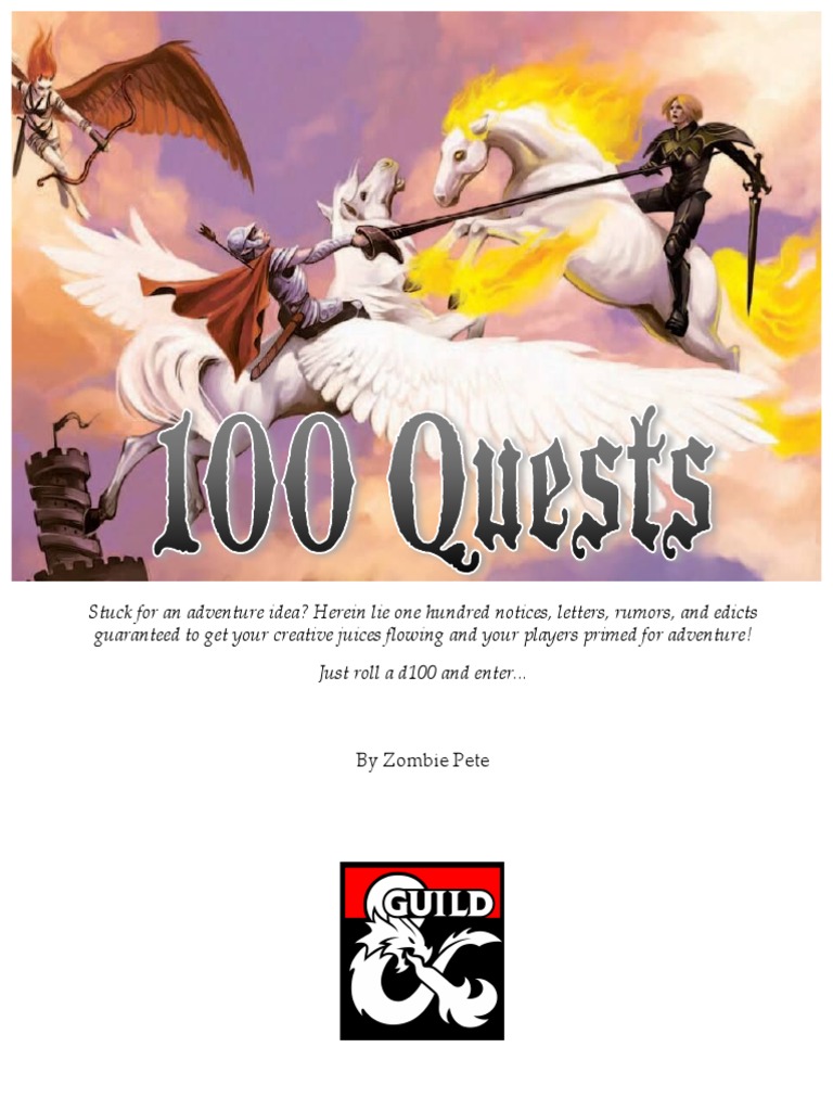 100 Quests | PDF