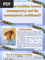 Arts and Crafts of Mindoro | PDF | Embroidery | Weaving