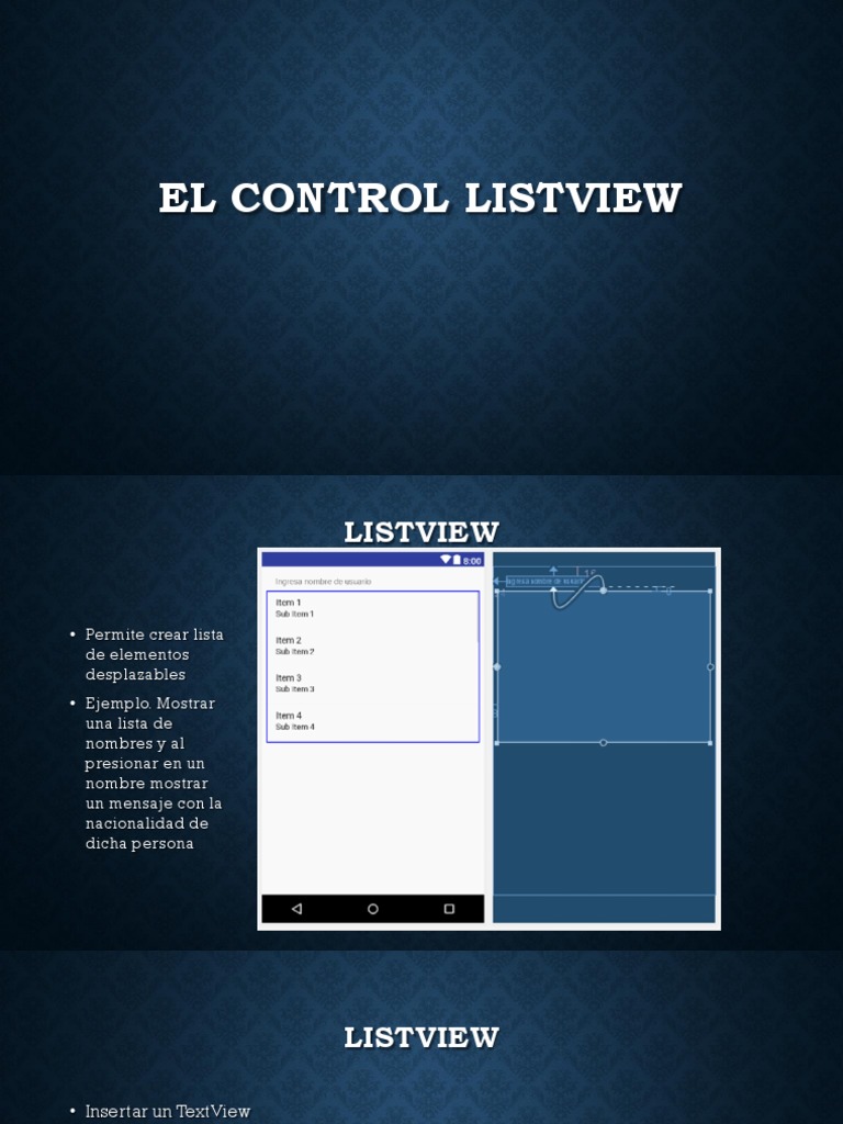 Programacion Listview | PDF Programacion Listview | PDF