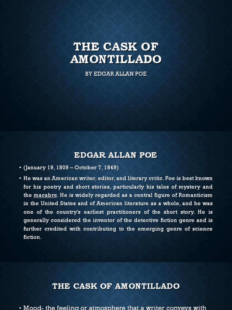 The Cask of Amontillado | PDF