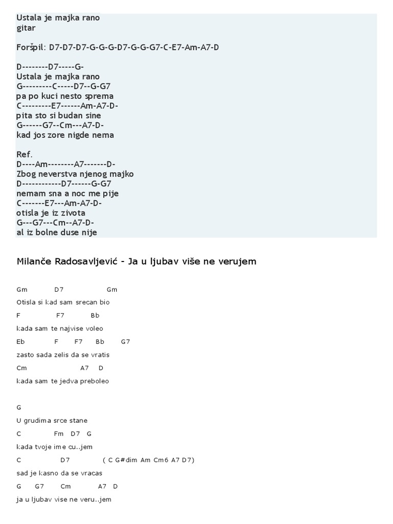 Akordi Pesama | PDF