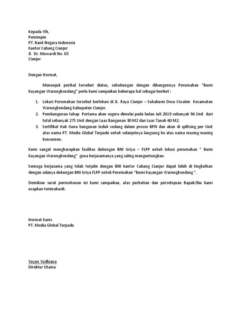 Surat PKS Bank | PDF