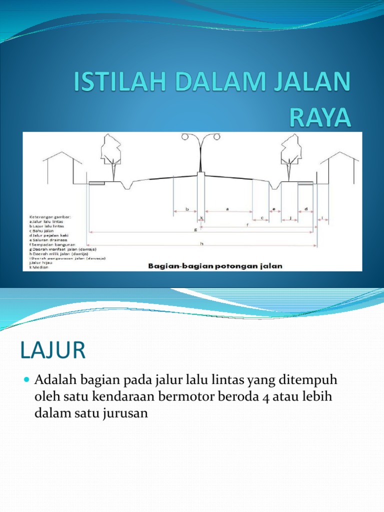 Pengertian Bagian-Bagian Jalan | PDF