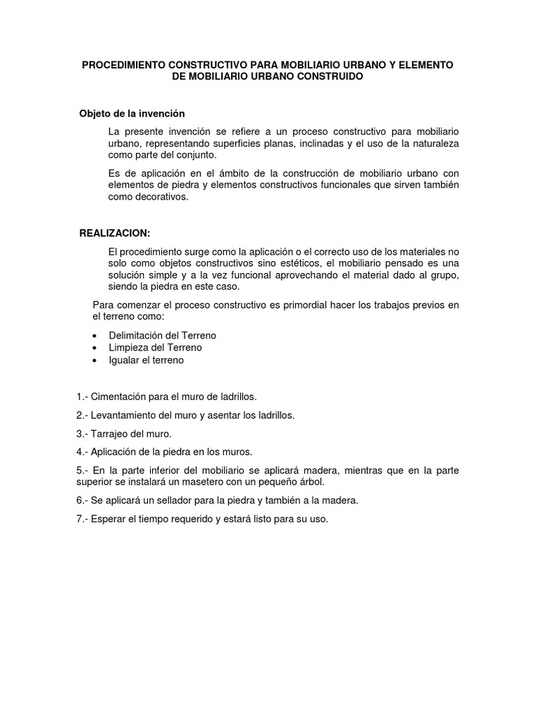 Proceso Constructivo | PDF