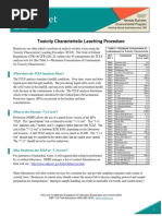 TCLP Method 1311 | PDF | Filtration | Liquids