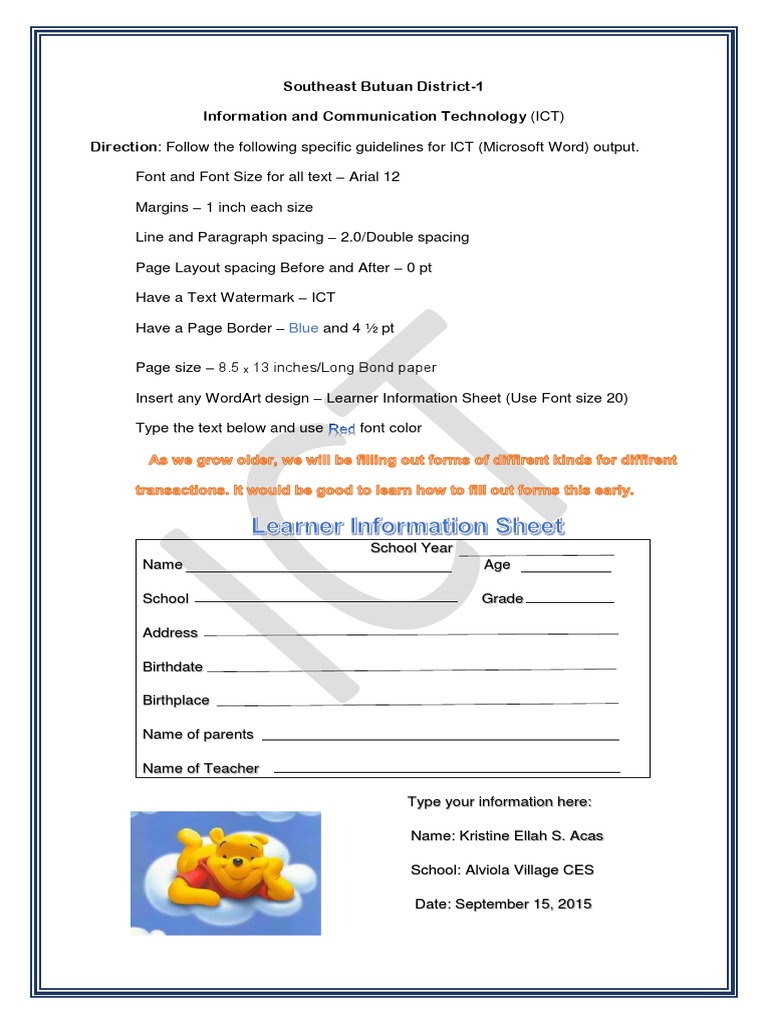 Ict Instruction | PDF