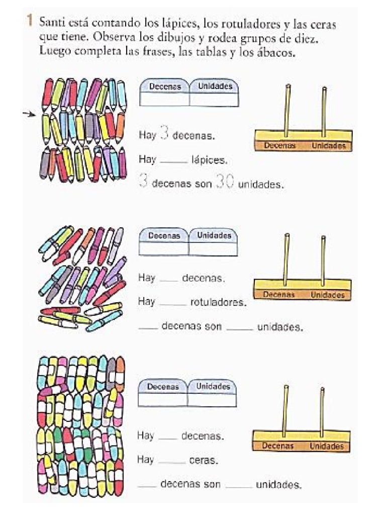 Ejercicios Valor Posicional | PDF