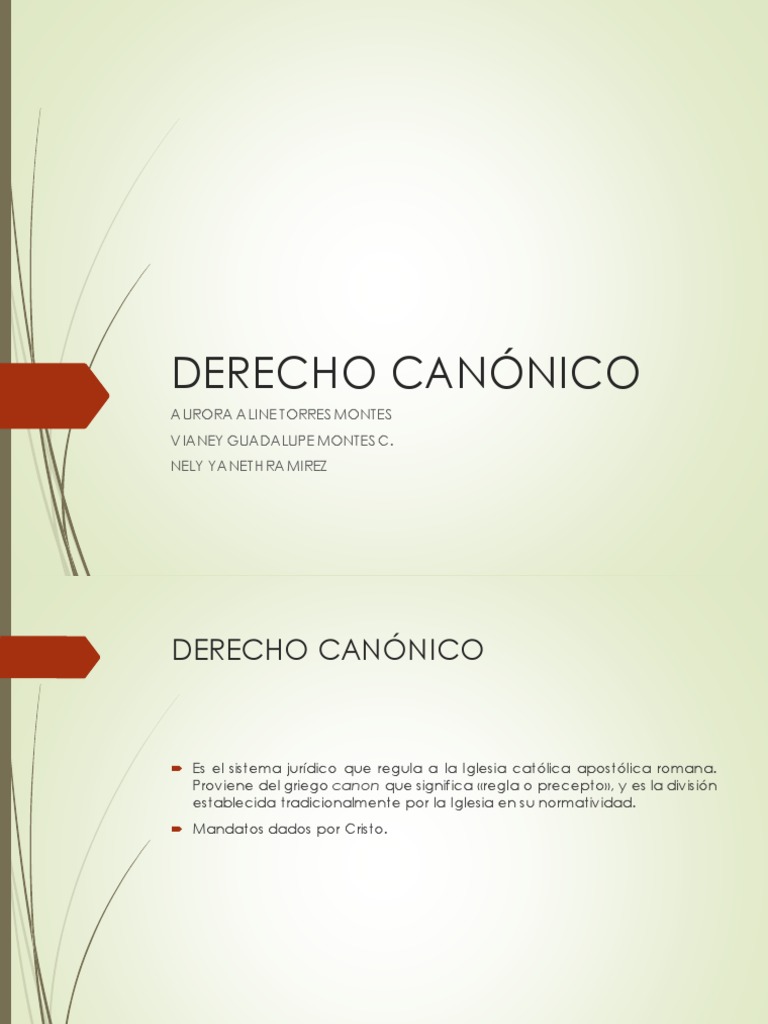 Evolución del Derecho Canónico a través de la historia | PDF | Derecho ...
