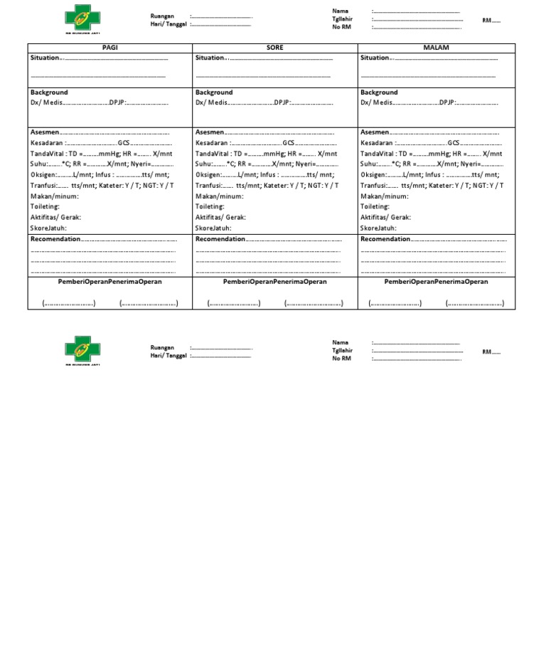 Form Handover 26 April 2018 | PDF