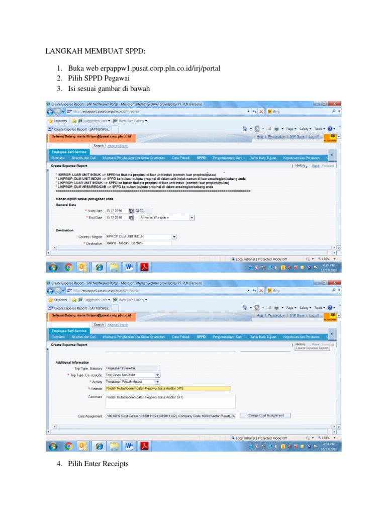 Langkah Membuat SPPD | PDF | Karier & Perkembangan