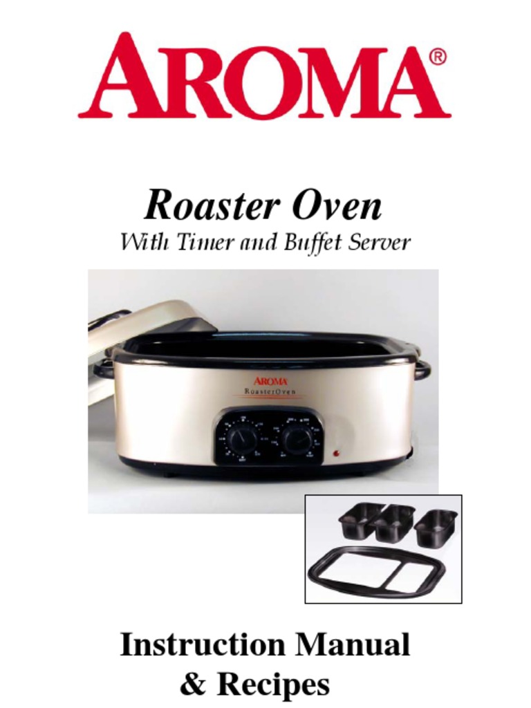 Roaster Instruction Manual | PDF | Roasting | Baking