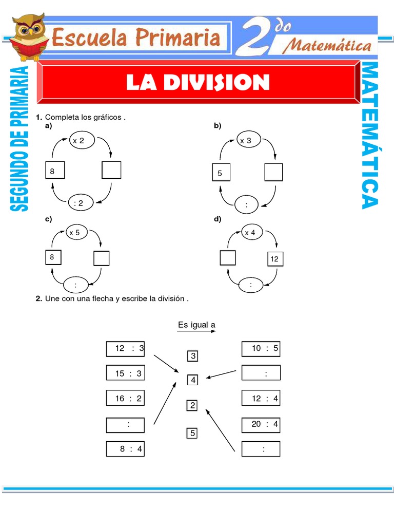 Ejercicios de División para Primaria | PDF | Deportes