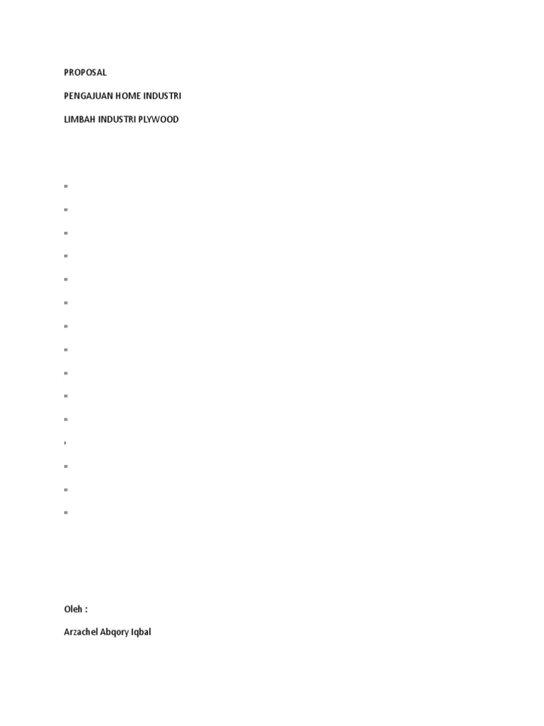 Proposal Wps Office | PDF | Teknologi & Rekayasa