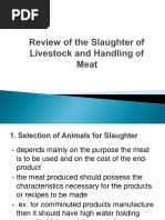 Slaughtering Process Flow | PDF | Animal Slaughter | Wastewater