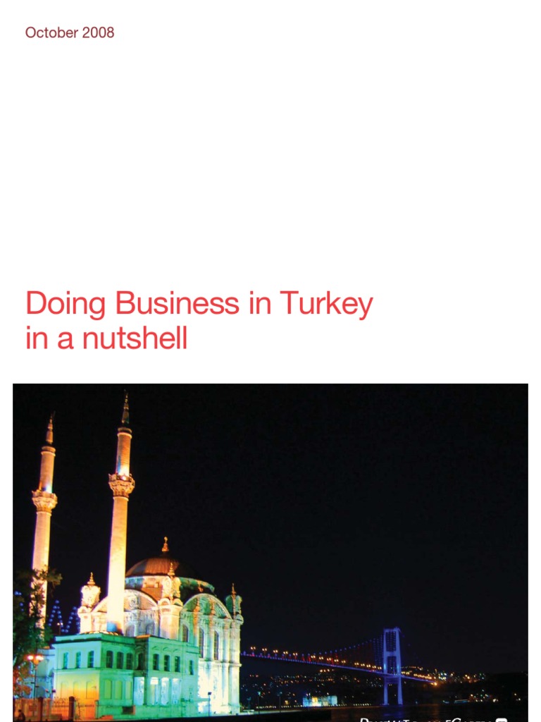 Doing Business in Turkey | PDF | Corporate Tax | Value Added Tax