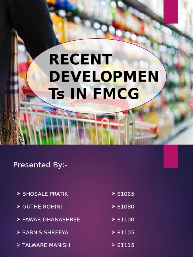 Recent Developments in FMCG Sector | PDF | Procter & Gamble | Business