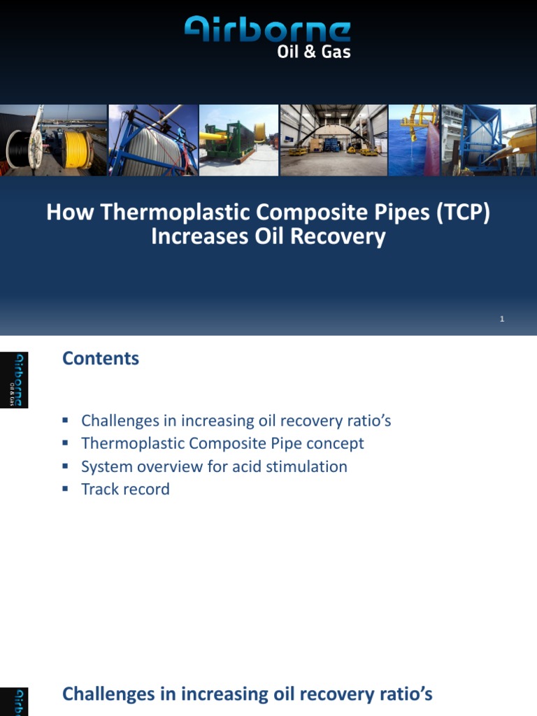 How Thermoplastic Composite Pipes (TCP) Increases Oil Recovery | PDF ...
