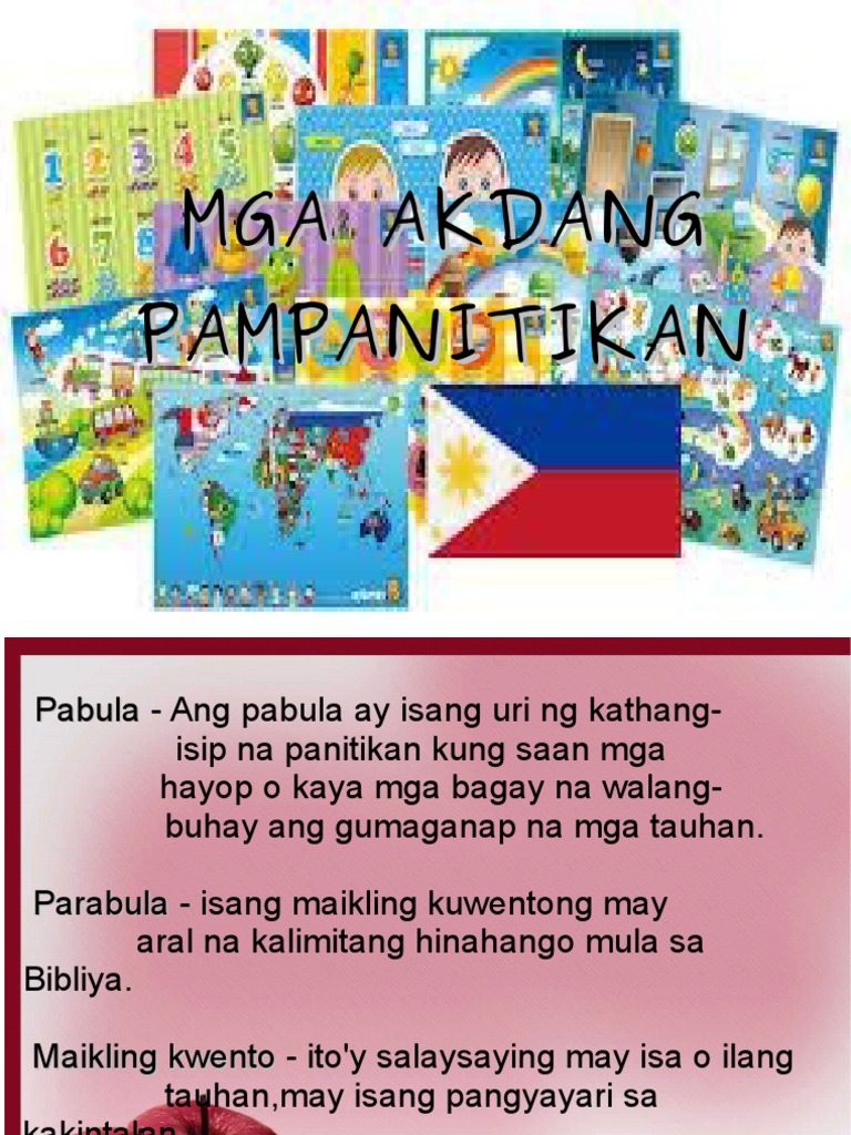 Mga Uri Ng Akdang Pampanitikan At Kahulugan Nito