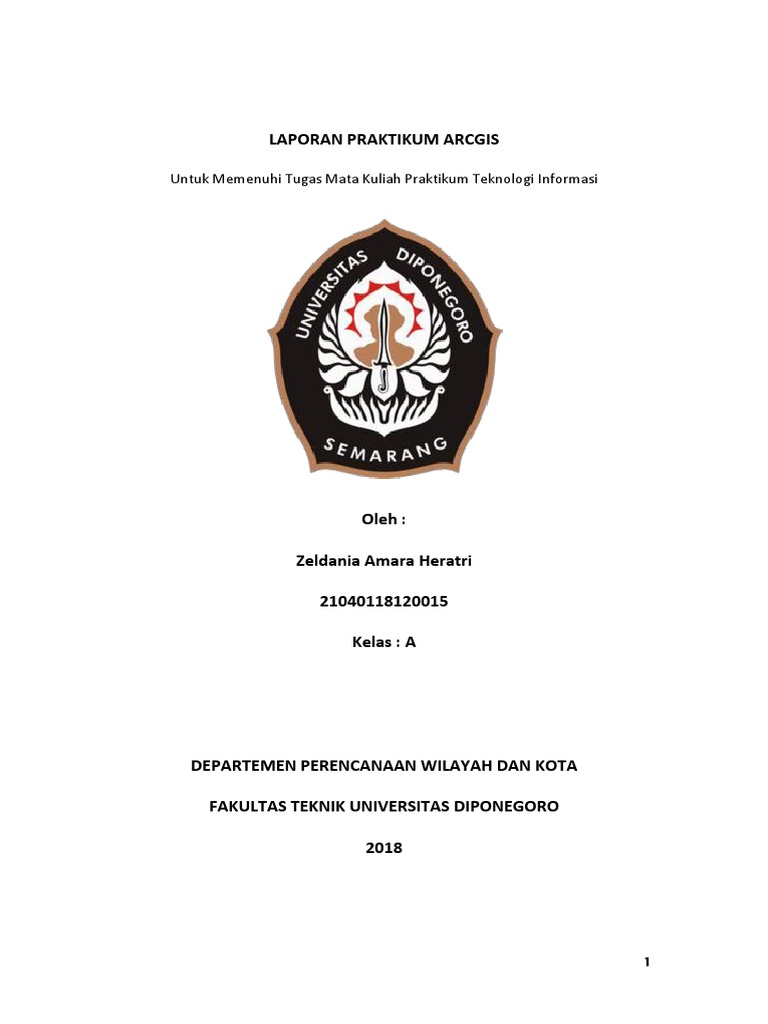 Laporan Praktikum Digitasi Peta Dengan Aplikasi ArcGIS | PDF Laporan Praktikum Digitasi Peta Dengan Aplikasi ArcGIS | PDF