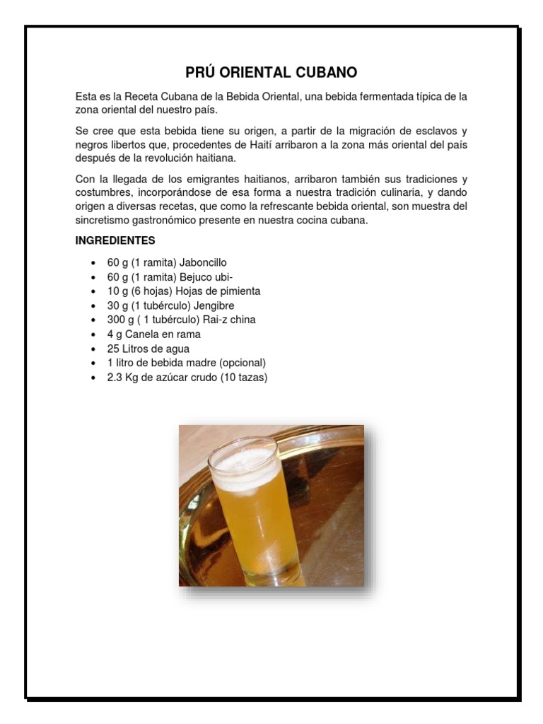 Prú Oriental Cubano | PDF