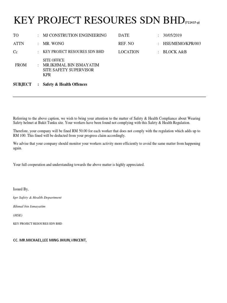 Penalty Template | PDF