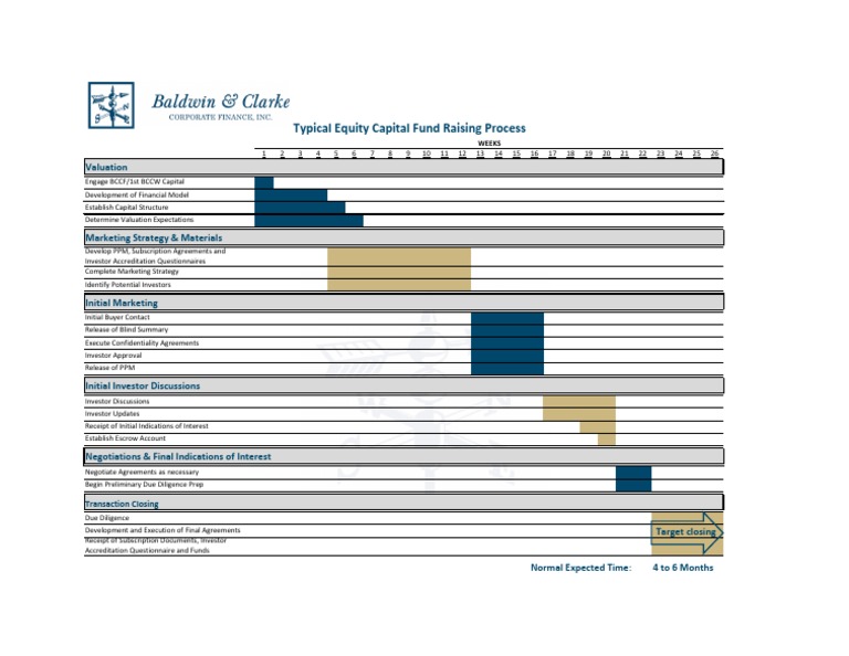 Cap Raise Timeline May 2014 | PDF