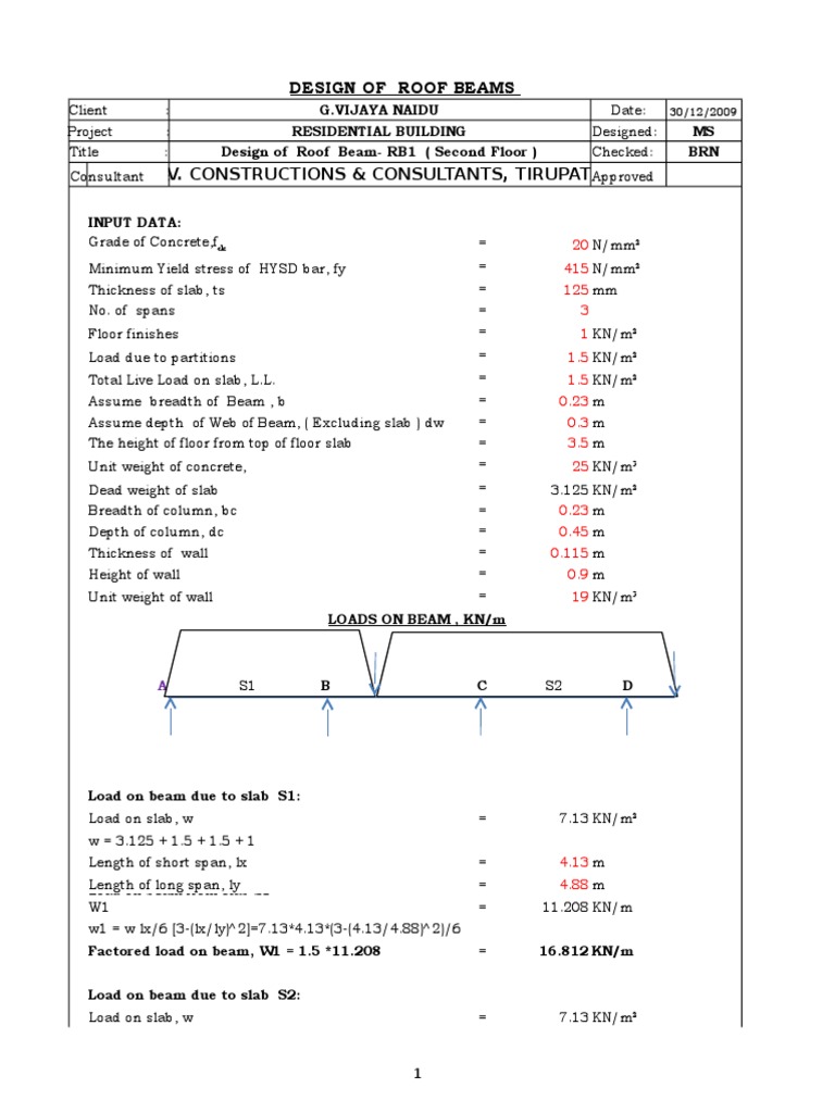 Continuous Beams | PDF | Beam (Structure) | Bending