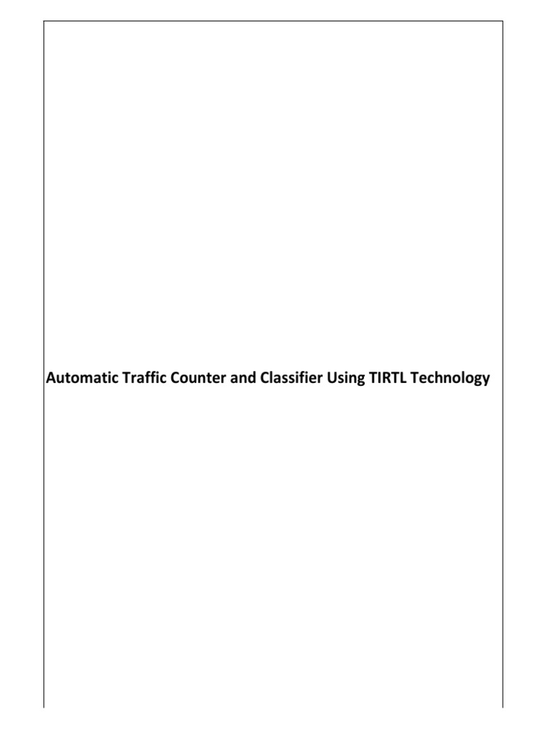ATCC Using TIRTL Technology | PDF | Traffic | Optics