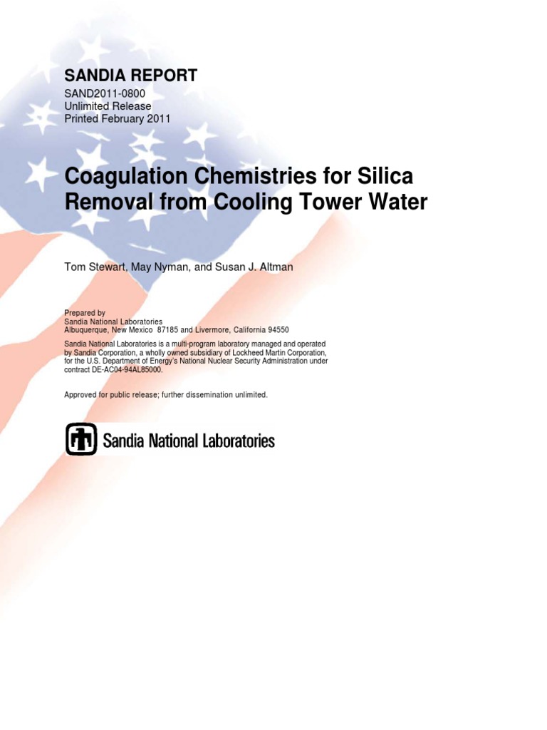 Coagulation Chemistries For Silica Removal From Cooling Tower Water | PDF | Water Purification | Ph