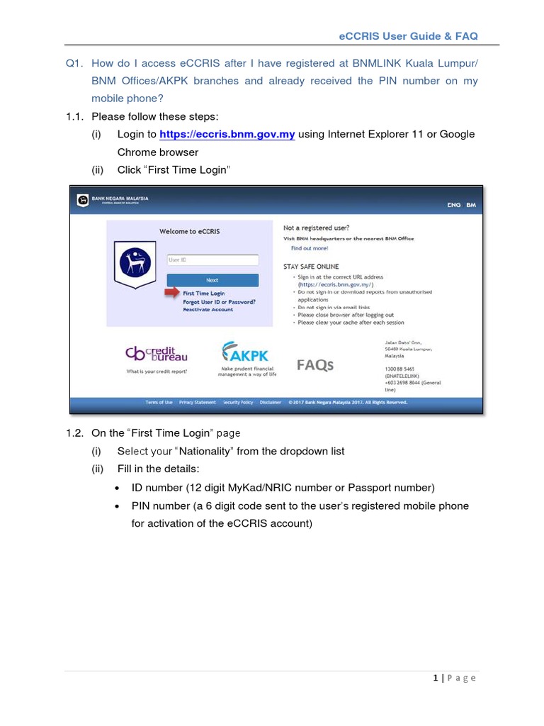 Eccris Faq-Eng | PDF | Password | Authentication