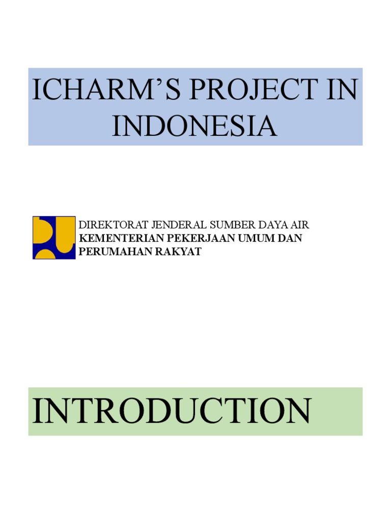 Icharm's Project in Indonesia | PDF