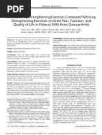KOOS Knee Survey in Spanish (US) | PDF | Knee | Osteoarthritis