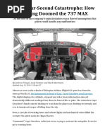 Felis 747 Cockpit | PDF | Flight Control Surfaces | Aviation