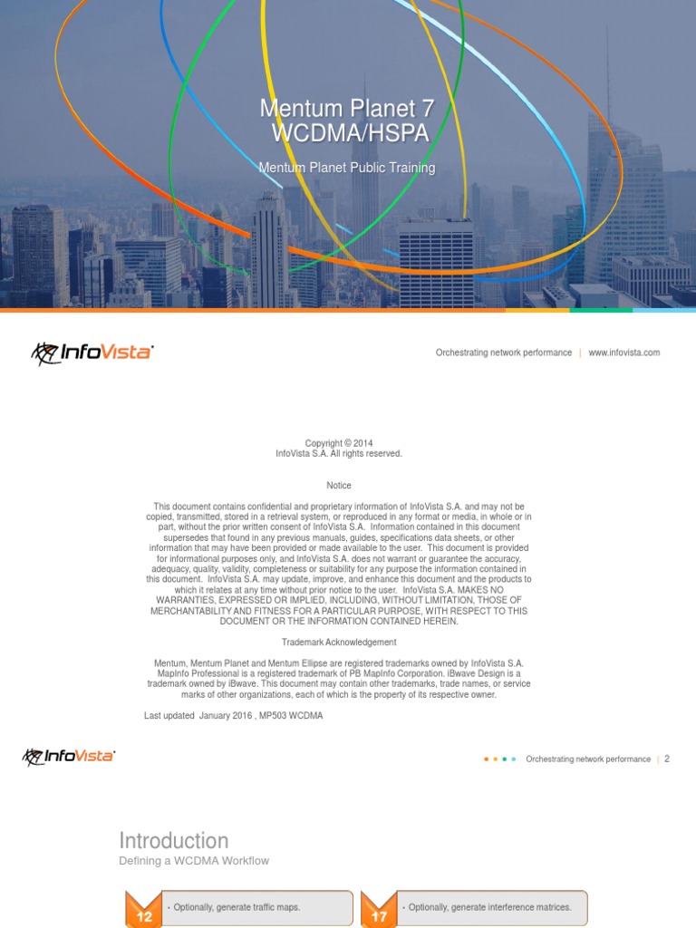 Planet 7.0 WCDMA Guide | PDF | High Speed Packet Access | Computer Network