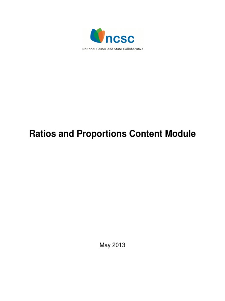 A Comprehensive Guide to Teaching Ratios and Proportions | PDF | Ratio ...
