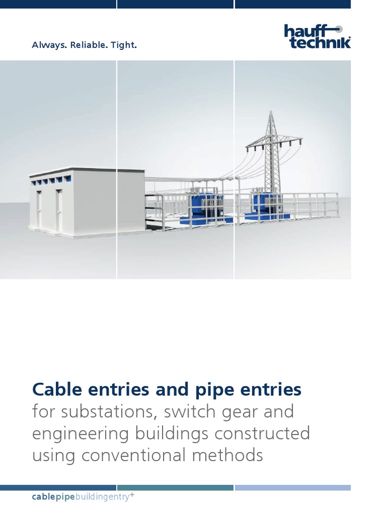 Cable Entries Pipe Entries Sub Stations PDF | PDF | Pipe (Fluid ...