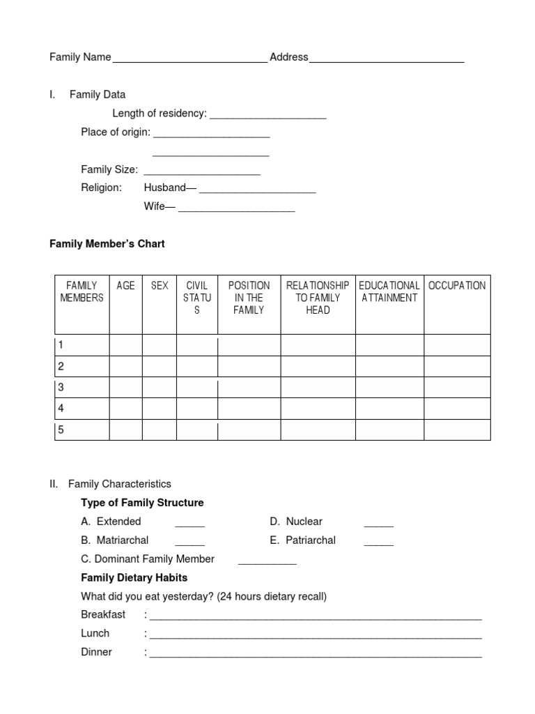 Family Assessment Guide | PDF