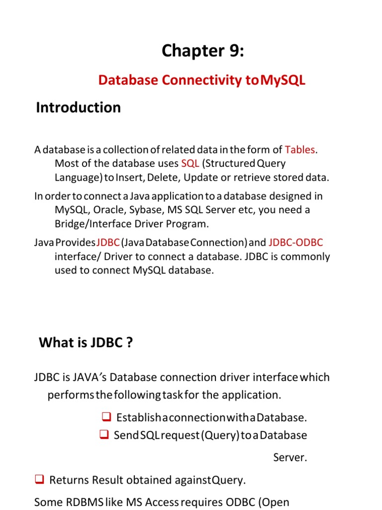 Database Connectivity To Mysql: Tables SQL | PDF | Databases | Computer ...