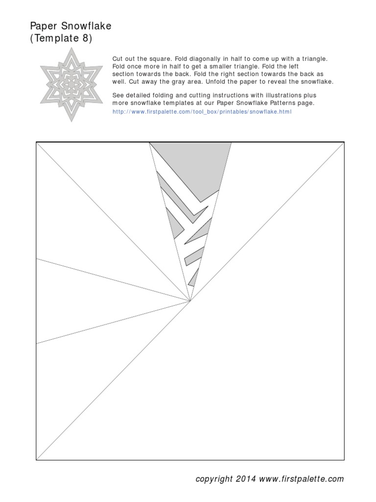 How to Craft a Paper Snowflake: Concise Instructions for Creating a ...