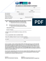 Wced Indemnity Form | PDF | Social Institutions | Social Science
