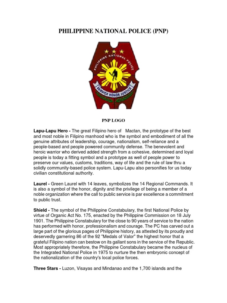 Philippine National Police | PDF | Public Safety | Emergency Services