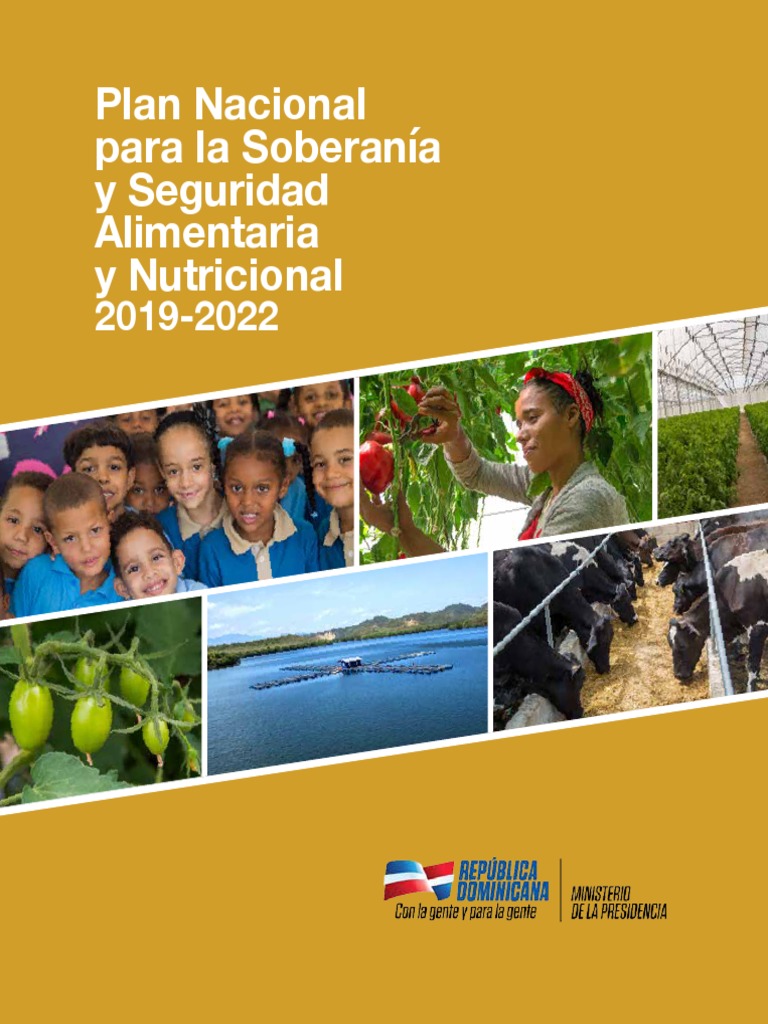 Plan Nacional para La Soberania y Seguridad Alimentaria y Nutricional 2019-2022 Ministerio de La ...
