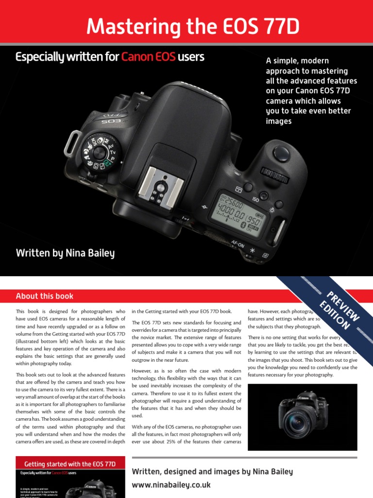 Mastering 77D | PDF | Live Preview | Autofocus