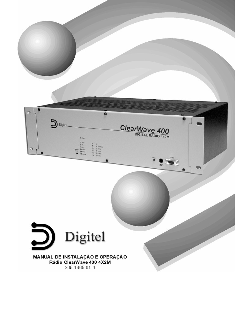 Manual Clear Wave | PDF | Antena (rádio) | Telecomunicações