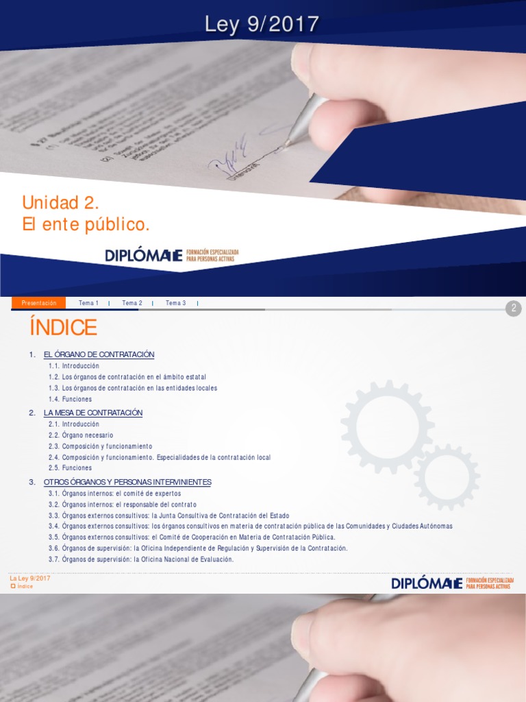 Esquema UD2 CONTRATOS | PDF | Servicio Civil | Estado (política)