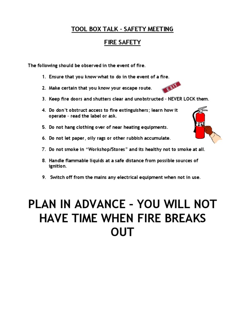 TBT # 04 - Fire Safety | PDF